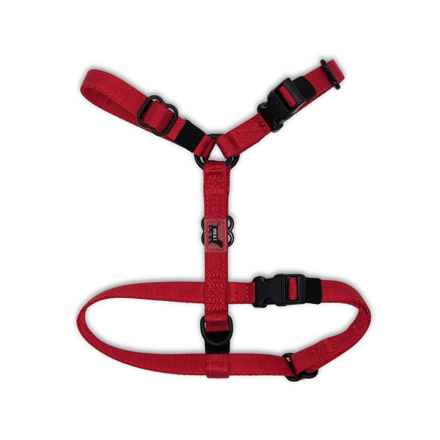 Adjustable Dog Harness – Scarlet Red | Otis & I